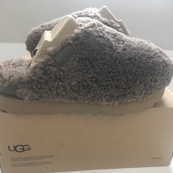 UGG | Shoes | Ugh Fuzz Sugar Slides | Poshmark